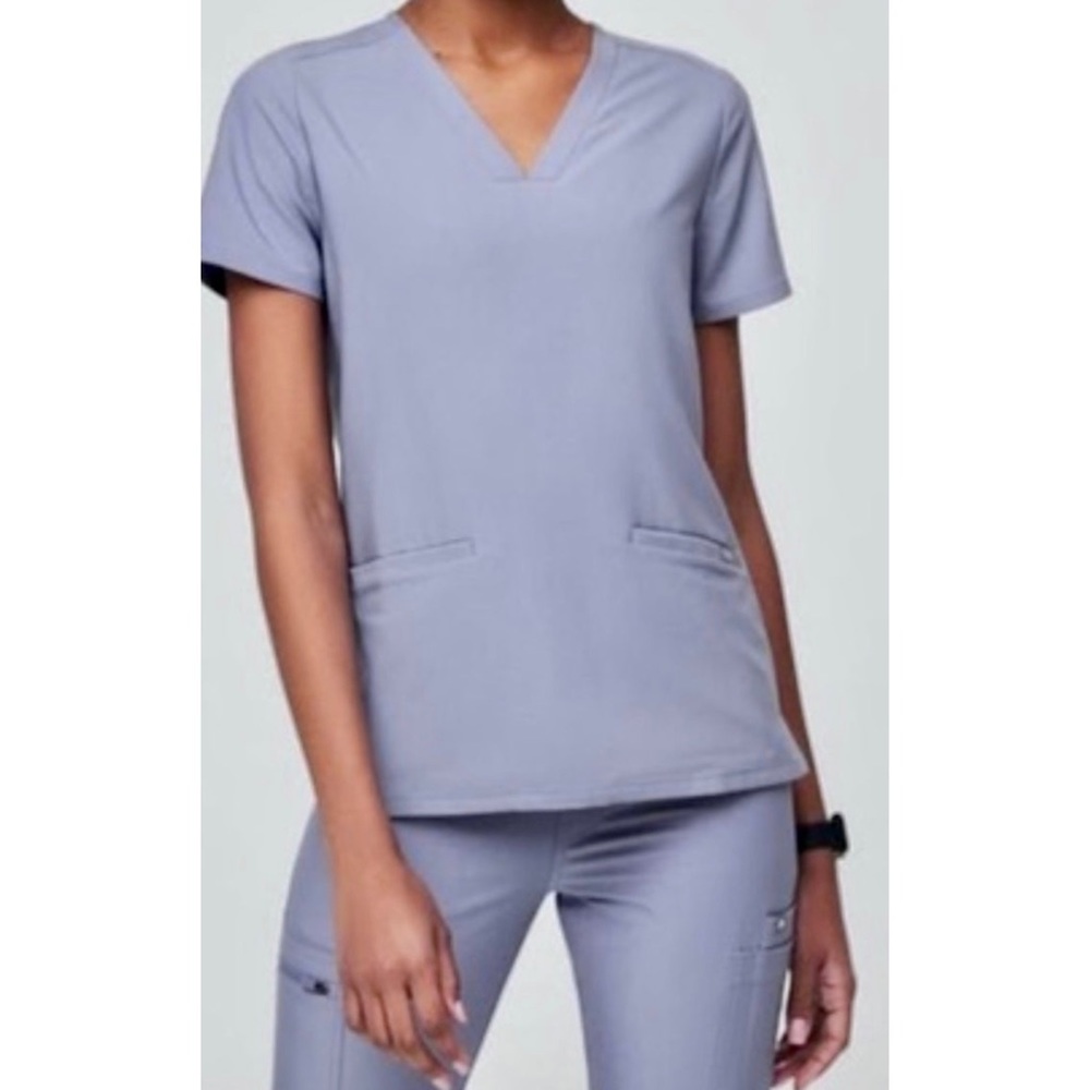 Figs Limited Edition Vapor Blue Space Dye Casma Scrub… - Gem